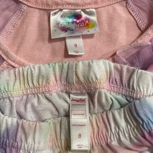 bmagical | Pajamas | Rainbow Sequin Heart Pajama Set | Poshmark